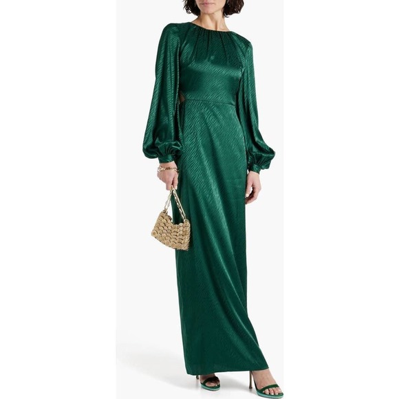 One33 Social | Dresses | One33 Social Cutout Gown Gathered Satin ...